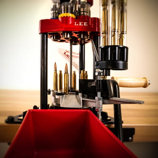 LEE - Prasa progresywna PRO 6000 Six Pack + zestaw 3 matryc Breech Lock ...